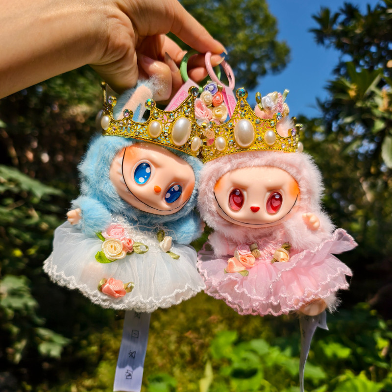 Labubu V2 Clothes Princess Queen Wedding Dress for Labubu Have A Seat ...