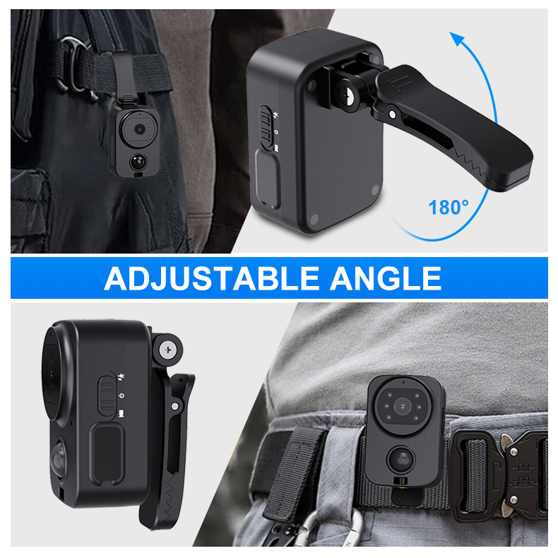 Waterproof Camera Mini Body Cam 1080P Pocket Police Cameras FHD Long ...