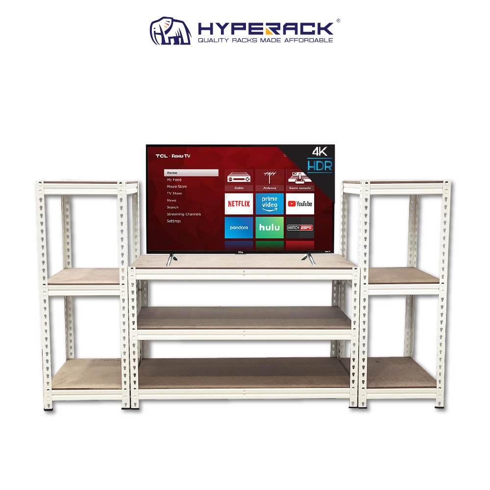HYPERACK ™️ [Best Quality] Rak TV Rack Shelf TV Cabinet 4ft 5ft Storage ...