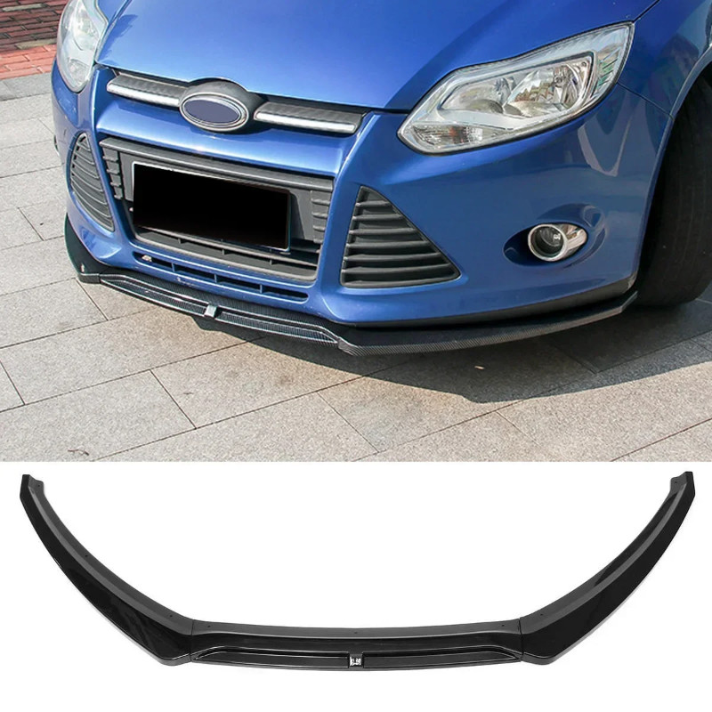 Front Bumper Lip Side Lower Splitter Body Kit Spoiler For Ford Focus ...