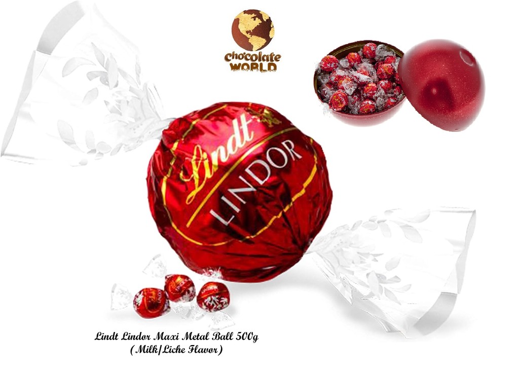 Lindt Lindor Maxi Metal Ball 500g(Milk Chocolate Flavor) | Shopee Malaysia