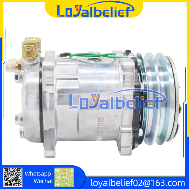 NEW Auto AC Compressor For Sanden 5h14 Sanden 508 SD508 Tractor ...