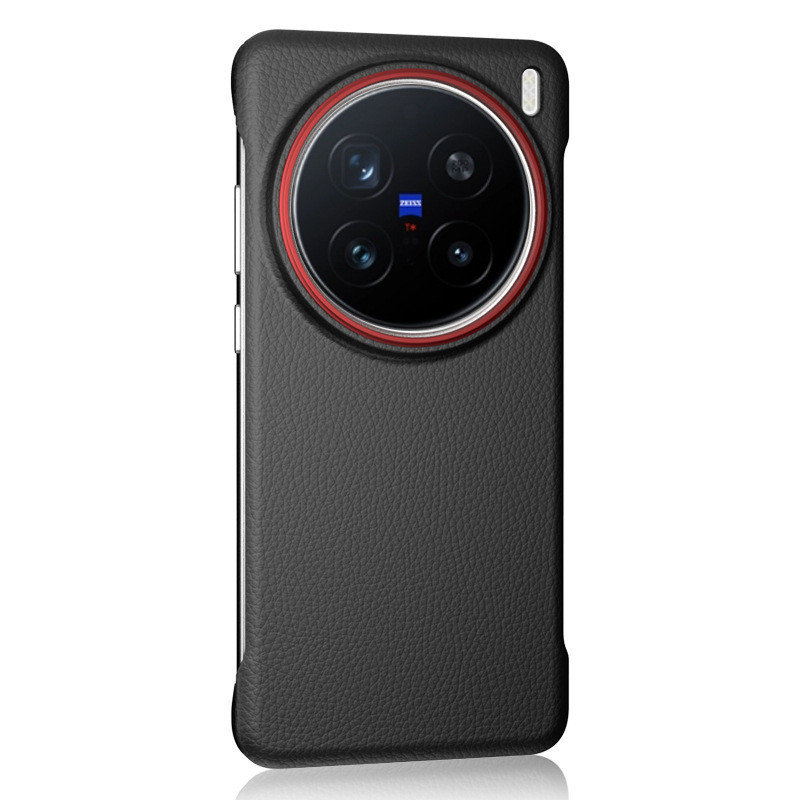 Large Hole Lens Frameless Leather Mobile Phone Case for Vivo X200 Pro ...