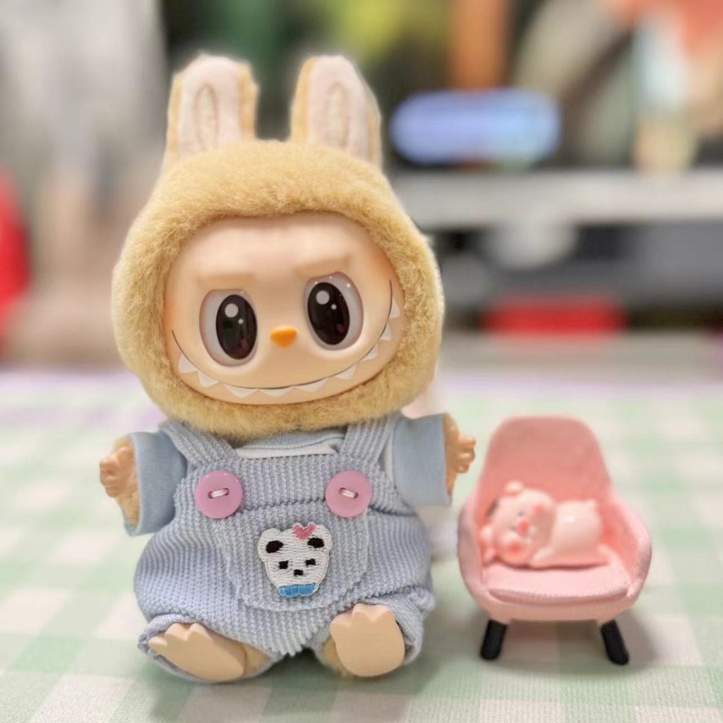 Clothes only/15cm sitting party Labubu baby clothes second generation ...