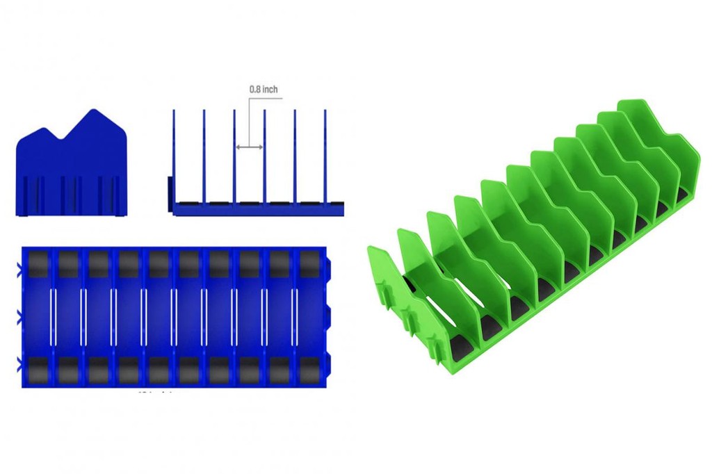 Adjustable Plier Holder 10-slot Heavy Duty Pliers Organizer Rack with ...