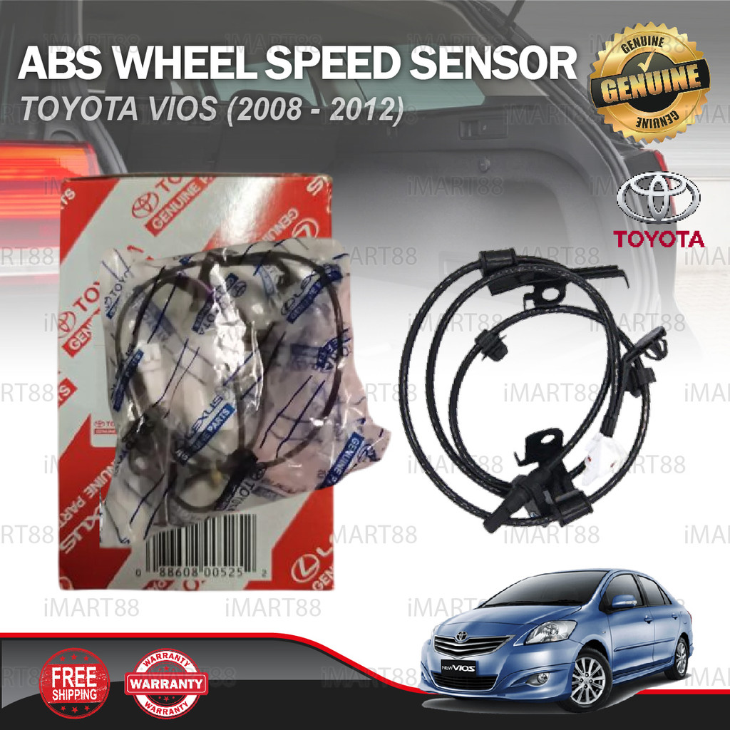 Original Toyota Vios NCP93 2008-2012 ABS Wheel Speed Sensor Front Right ...