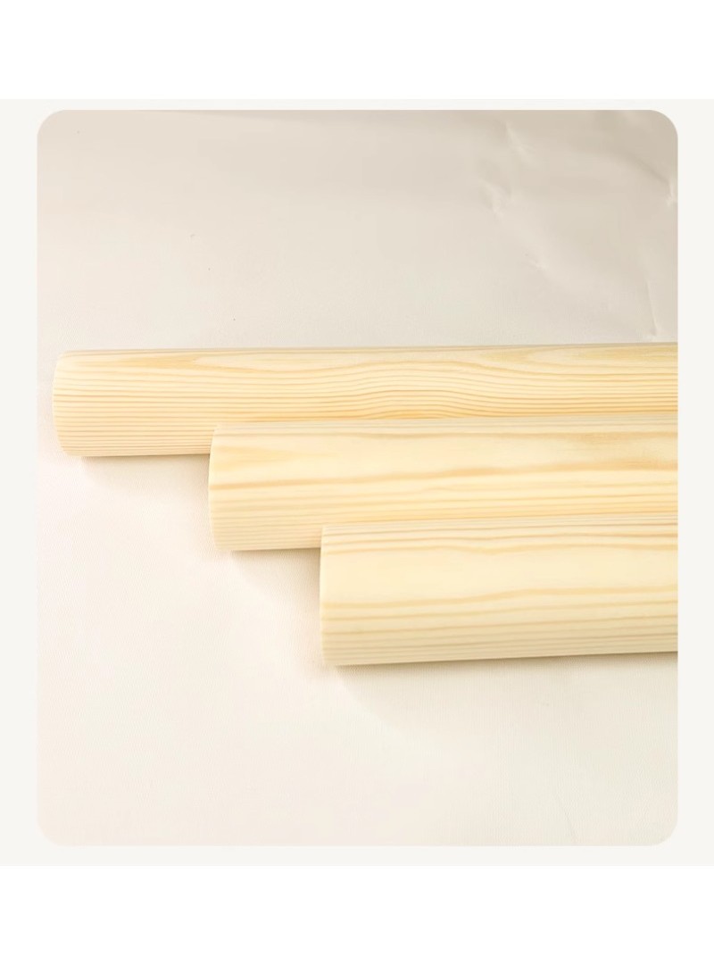 [Various Sizes] Round Wooden Sticks Pine Solid Wooden Sticks Model ...