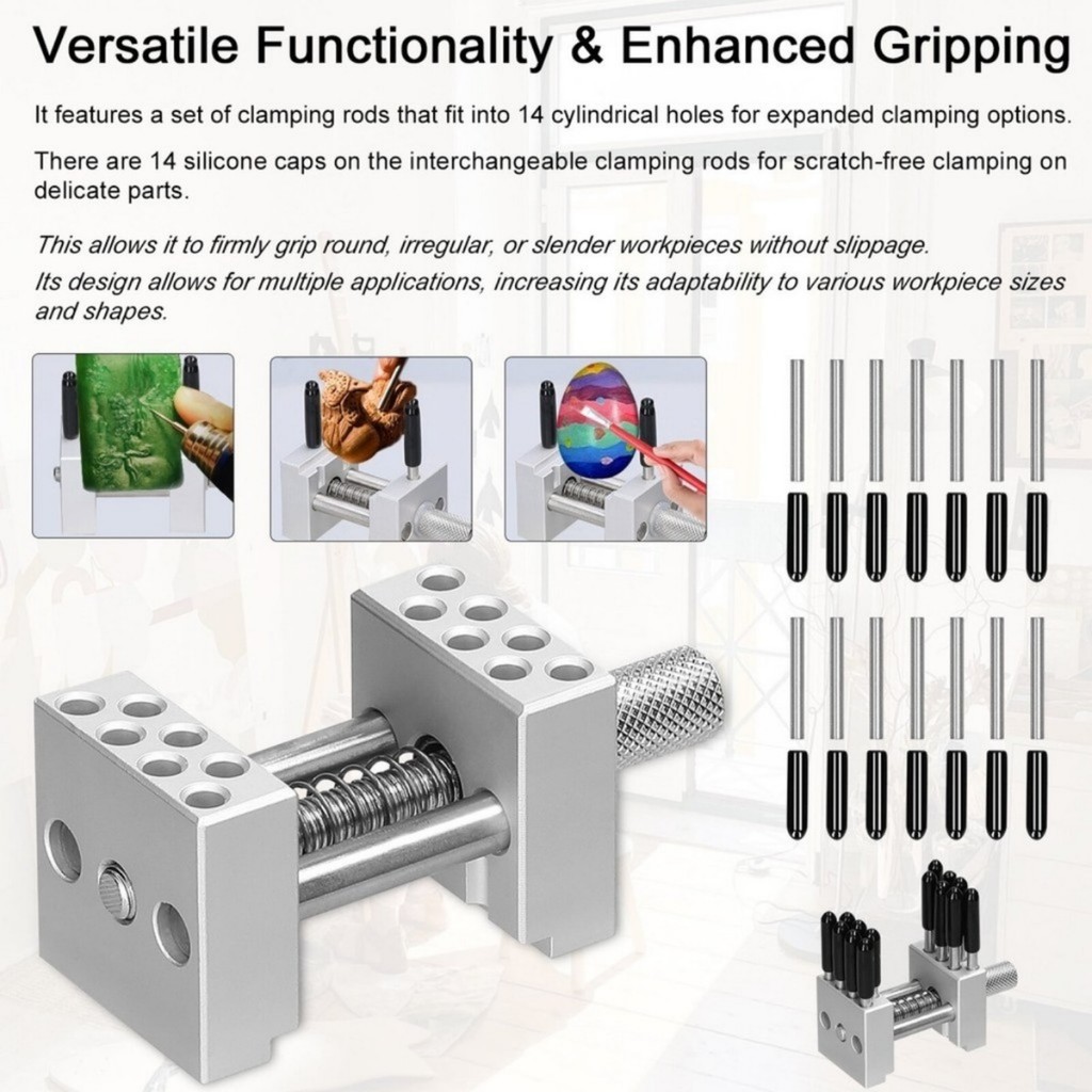 Mini Bench Vise Precision Multi-function Clamp Model Making Fixed Jig ...