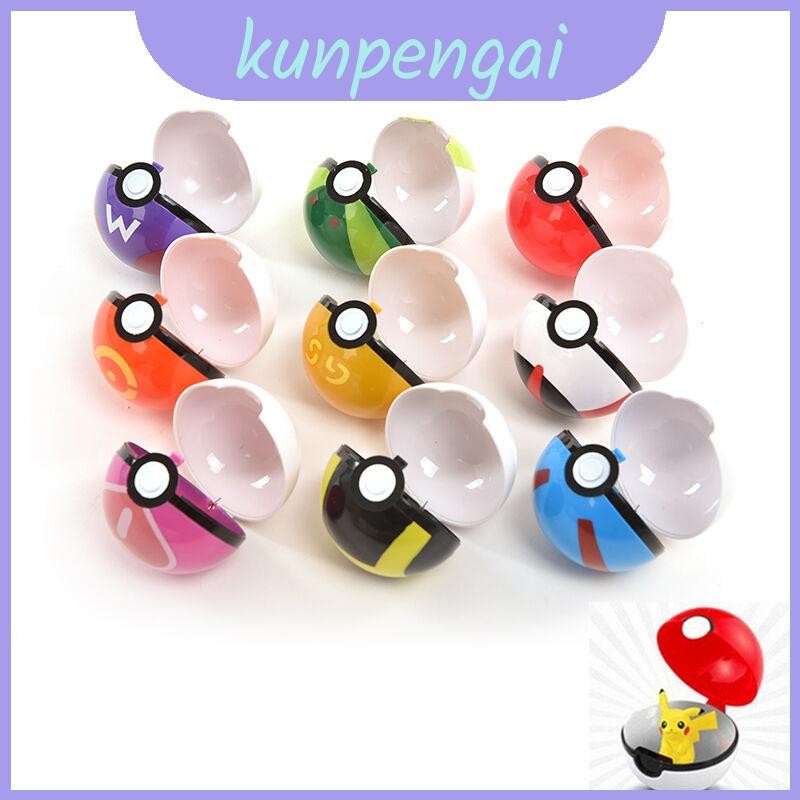 Pokemon Pokeball Adorable 7cm Toy Ball And Pikachu Monster Figures Set ...