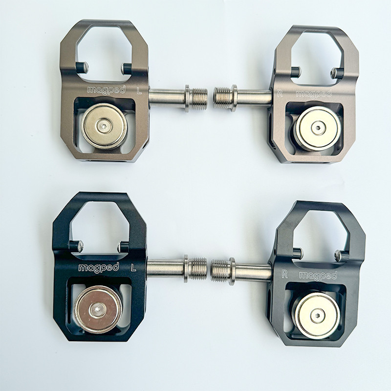 Magped Road 1 Road 2 bicycle pedals Magnetic Pedal 200n Titanium ...