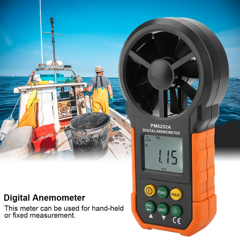 Digital Anemometer Handheld Digital Anemometer PEAKMETER PM6252A ...
