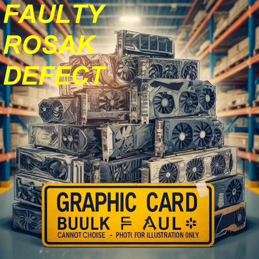 Rosak Faulty Defect Nvidia GTX750 1050 TI 950 GT710 610 / Radeon RX580 ...