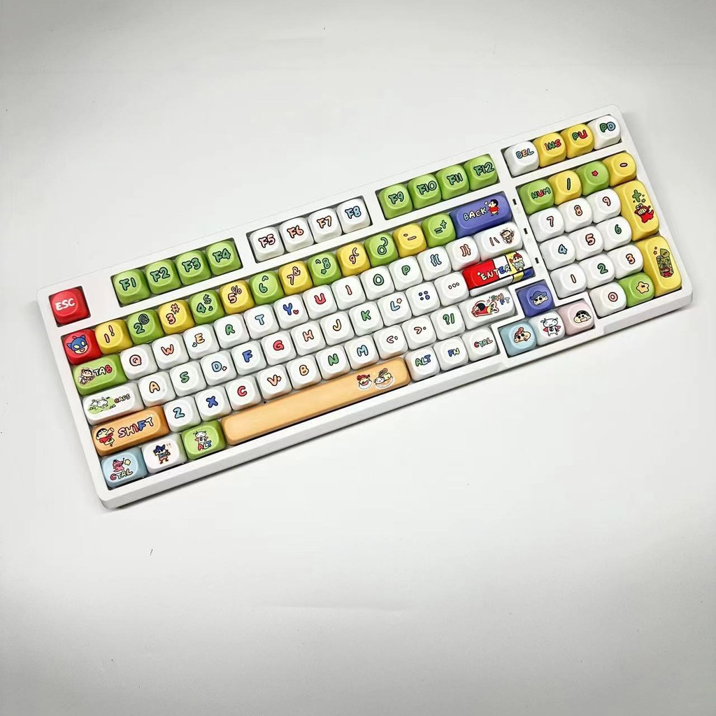 145 keys Crayon Shin-chan themed keycaps sublimation PBT MOA Profile ...