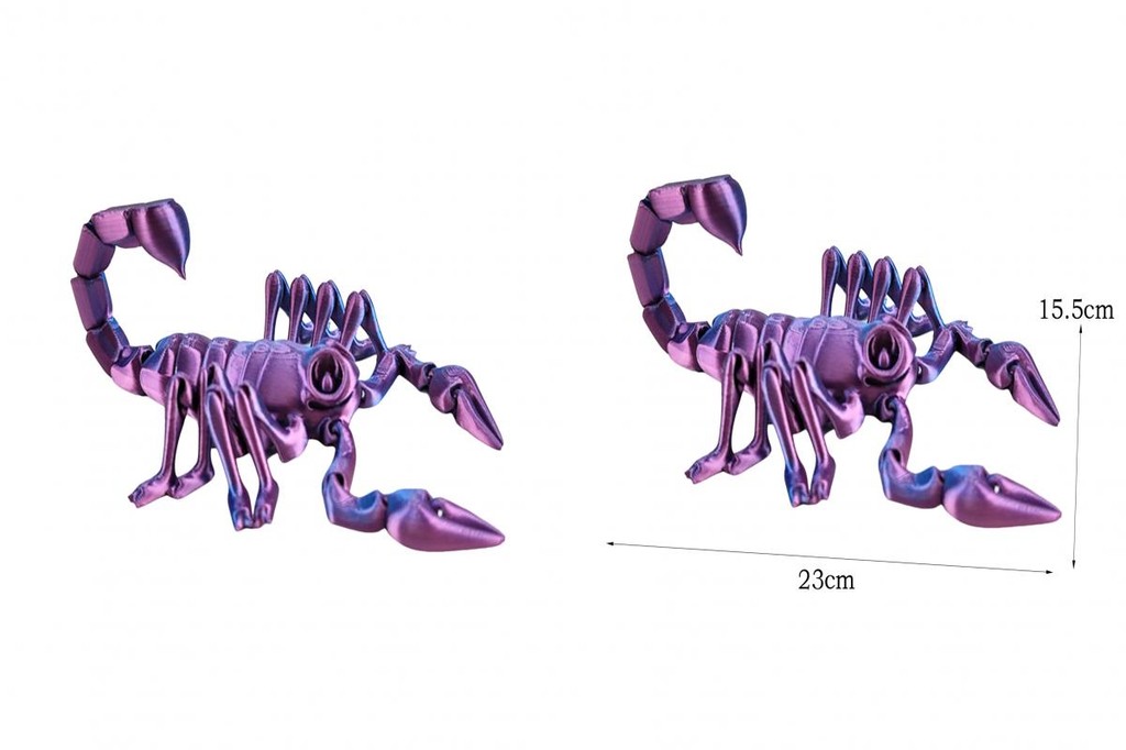 livecity| Pla Scorpion Model Pla Scorpion Figurine Articulated Scorpion ...
