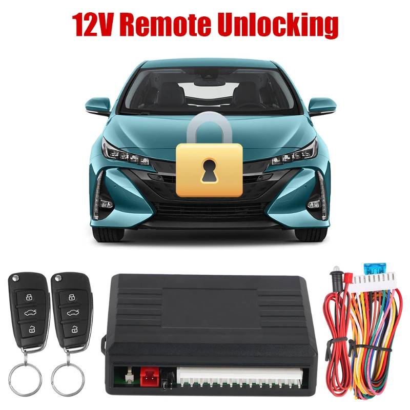 12V Auto Remote Central Kit Car Remote Control Universal Remote ...