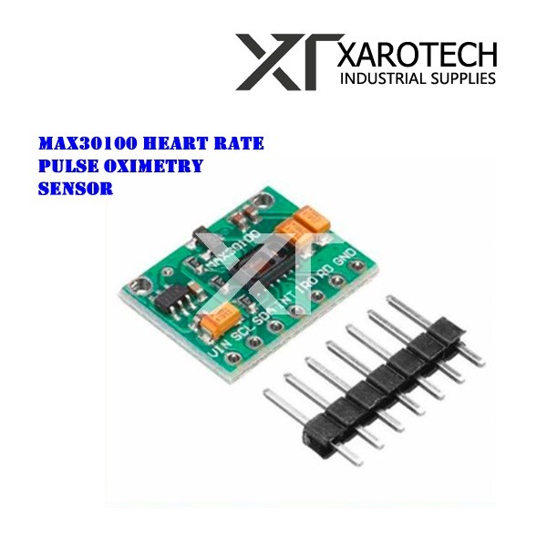 MAX30100 Pulse Heart Rate Sensor Module and Pulse Oximeter Module(SpO2 ...