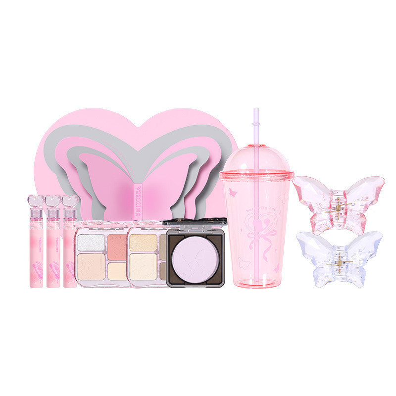 VEECCI Makeup Gift Box 唯资彩妆礼盒情人节限定 Basic Makeup Gift Box Valentine’S ...