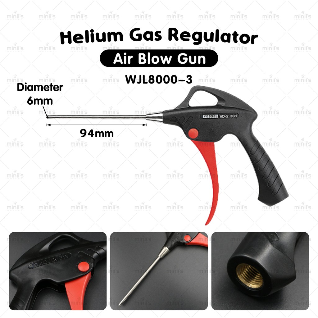 MINIIS Balloon Gas Helium Tank Accessrios Air Blow Gun Regulator Pump ...