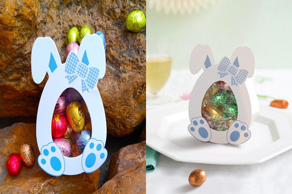 Easter Candy Boxes Diy Easter Favors 10 Pcs Easter Egg Shape Treat ...