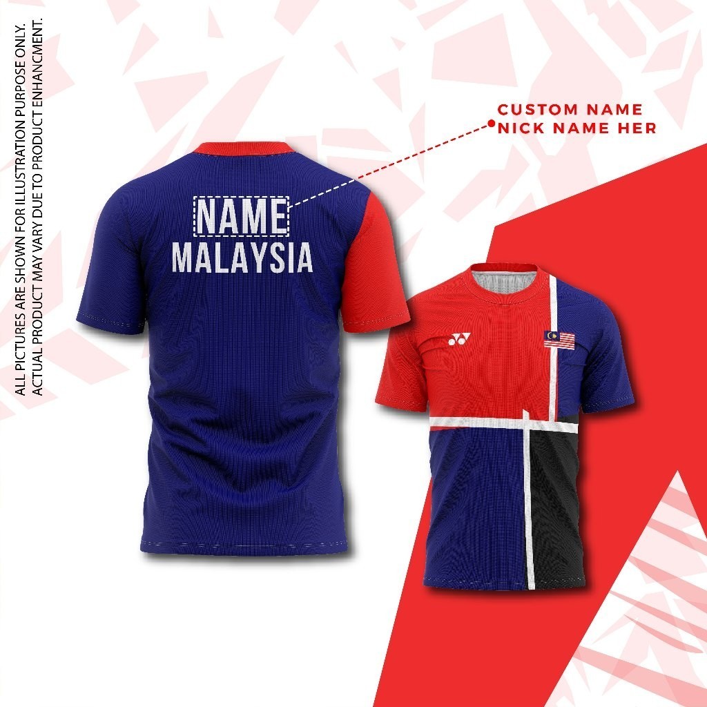 MALAYSIA OLYMPIC BADMINTON JERSEY, JERSI BADMINTON OLIMPIK MALAYSIA ...