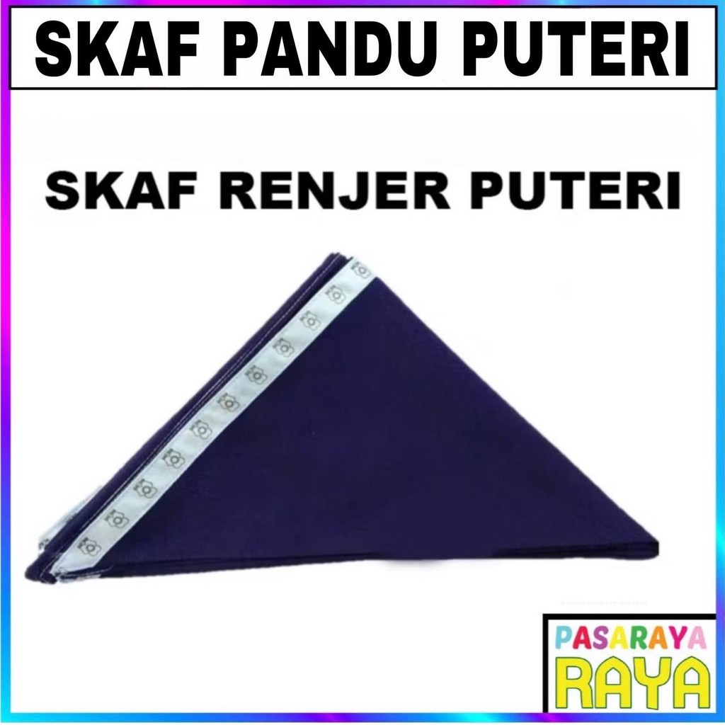 SKAF PANDU PUTERI (RENJER PUTERI) SEKOLAH MENENGAH WARNA BIRU GELAP ...