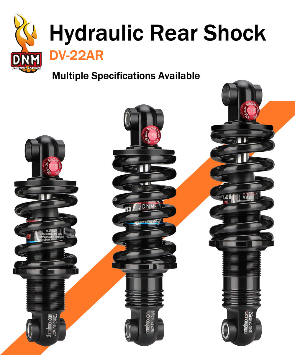 DNM DV-22AR Bicycle Rear Shock Spring Hydrauli Suspension MTB Mountain ...