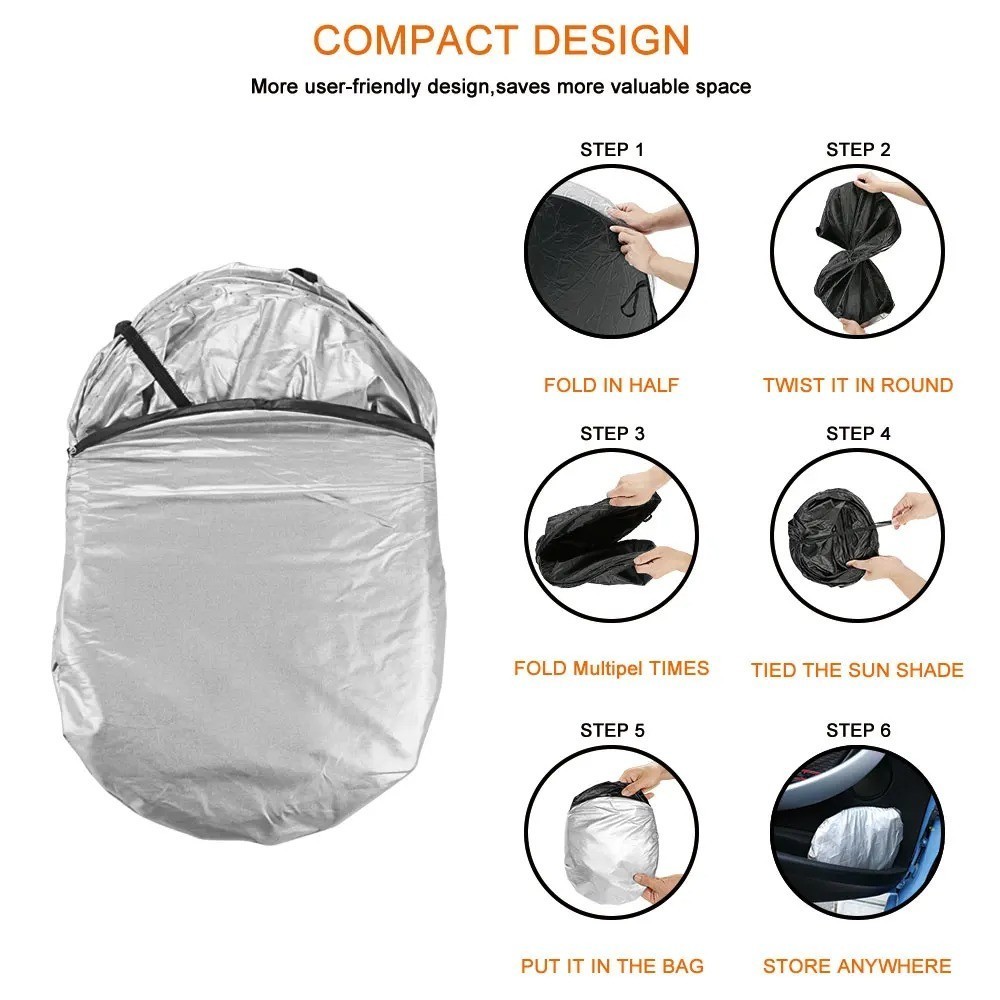Toyota Car Windshield Front Sun Shade Cover For Toyota Vios Raize Wigo ...