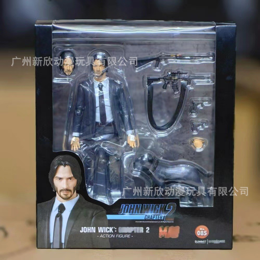 John Wick 2 Patung Boleh Gerak 6 Inci Edisi Semula Senjata Boleh Gerak ...