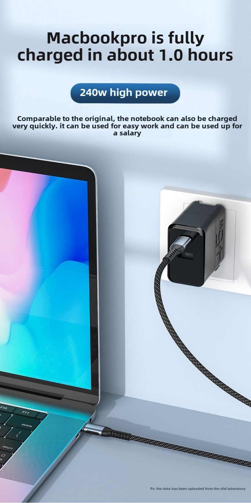 240w Data Cable 100W Super Fast Charging Cable E-Mark Chip Fast ...