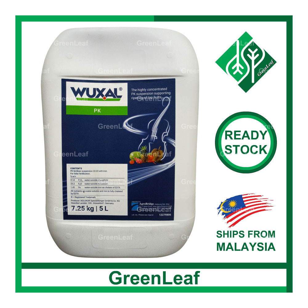 Wuxal PK 5L Baja Air Foliar Fertilizer Fertiliser Phosphorus Potassium ...