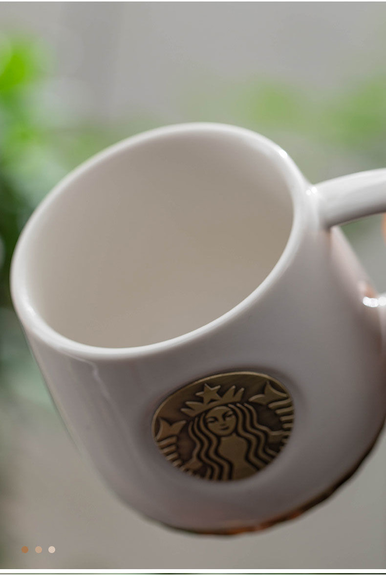 Starbucks Cup Gift Box Ceramic Cup Coffee Mug Maple Leaf Fox Cup ...