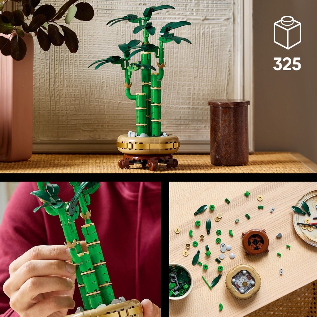LEGO 10344 Botanicals Icons Lucky Bamboo Building Set (325 Pieces ...