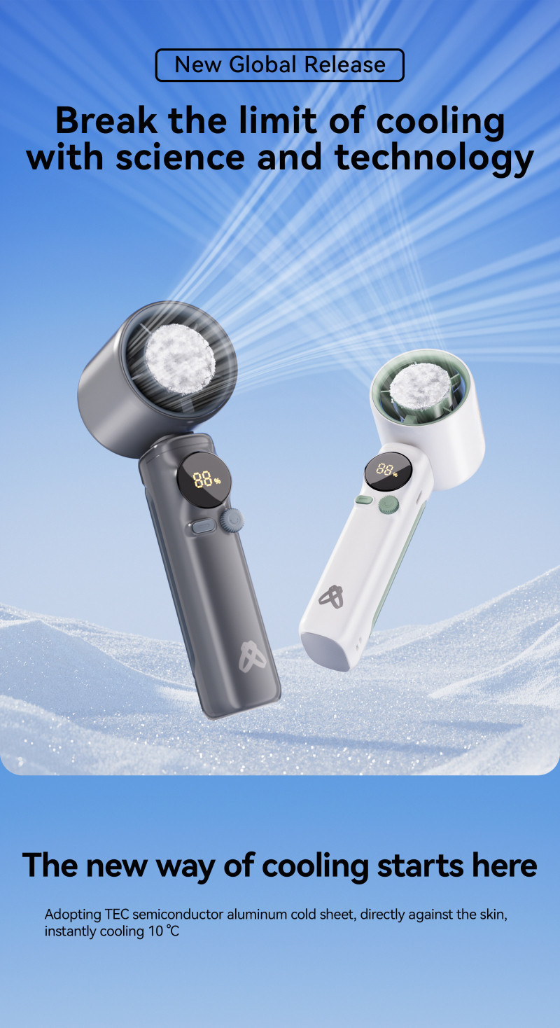 Amgras MetaHeld Fan Pro Portable Turbo Fan High Speed kipas mini fan ...