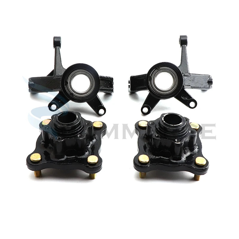 Steering Strut Knuckle Spindles 23T Wheel Hub front drive kit For 4WD ...