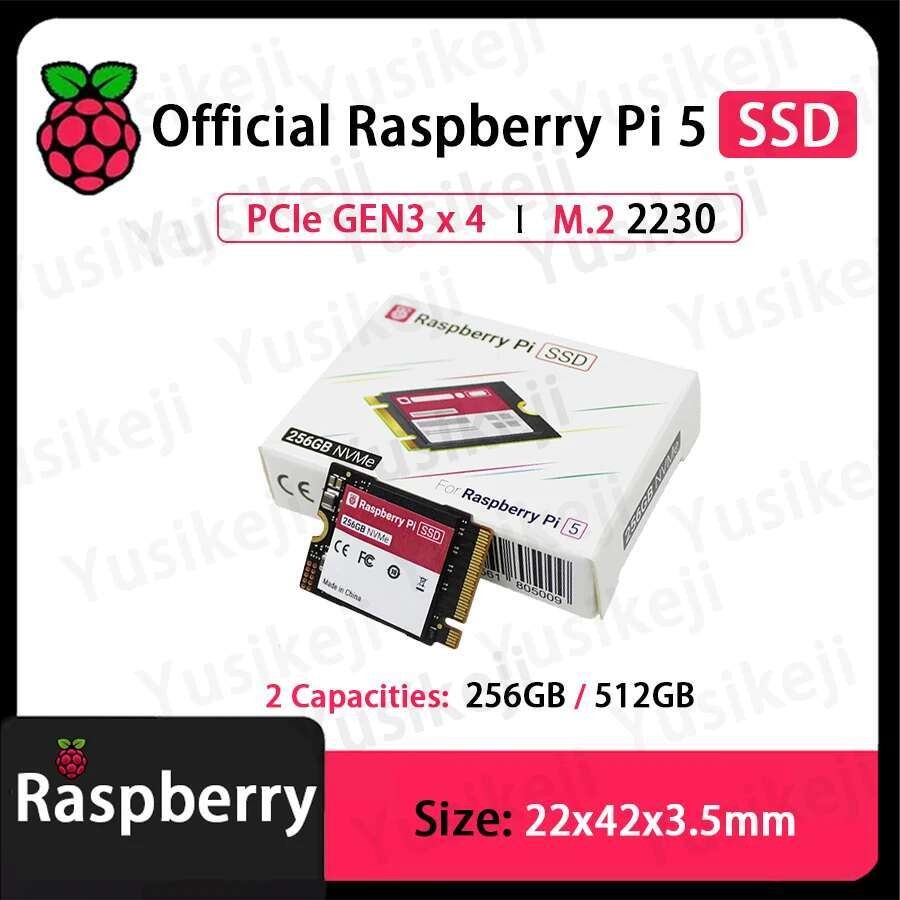 Raspberry Pi 5 NVME SSD Raspberry Pi SSD 256GB 512GB M2 new Original ...