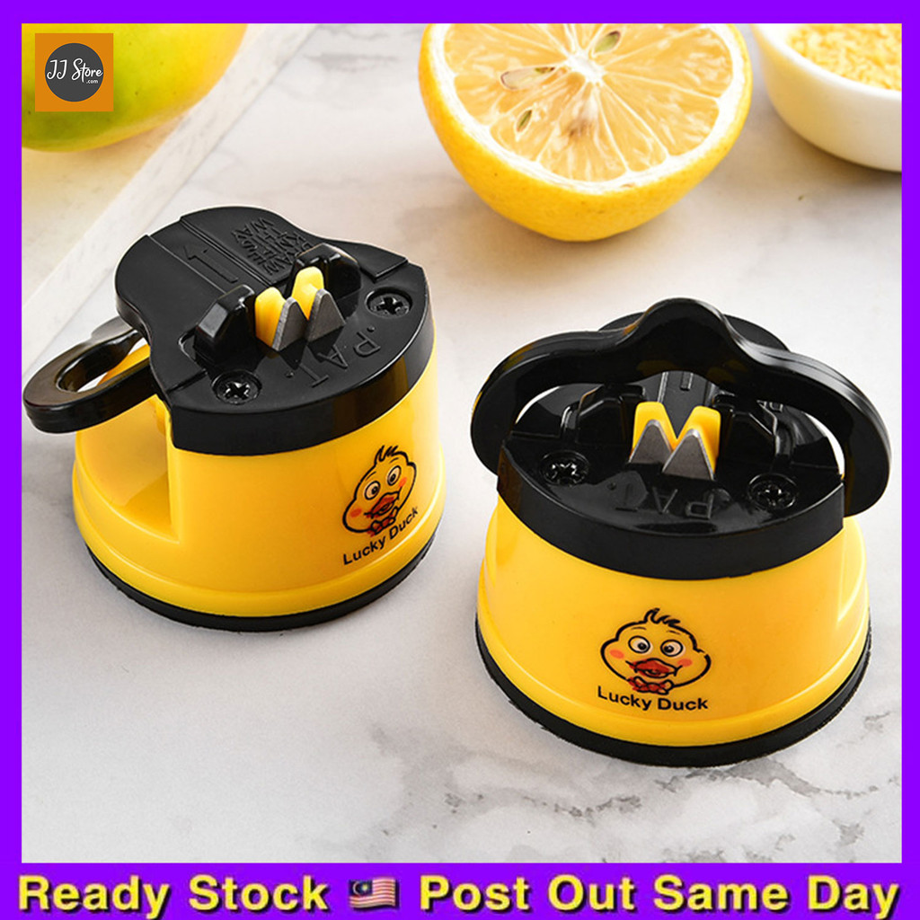 Pengasah Pisau Genggam Knife Sharpener Suction Cup Knife Sharpener Mini Cute Duck Creative ...