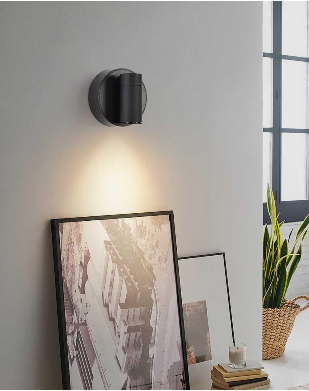 Magnetic LED Adjustable Angle Portable Wall Lamp USB Rechargeable No ...