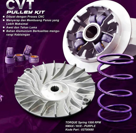 [ NVX V1 V2 & NMAX V1 V2 ] Uma racing CVT PULLEY DRIVE FACE upgrade version 3 v3 with 11G ROLLER ...