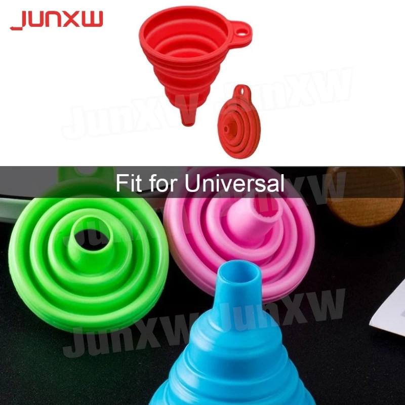 Universal Car Engine Funnel Silicone Liquid Funnel Washer Fluid Change ...