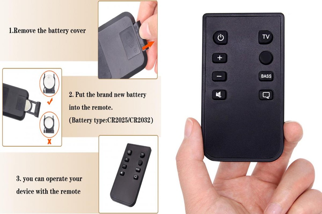 Ergonomic Remote Control Universal Remote Control Universal Soundbar ...