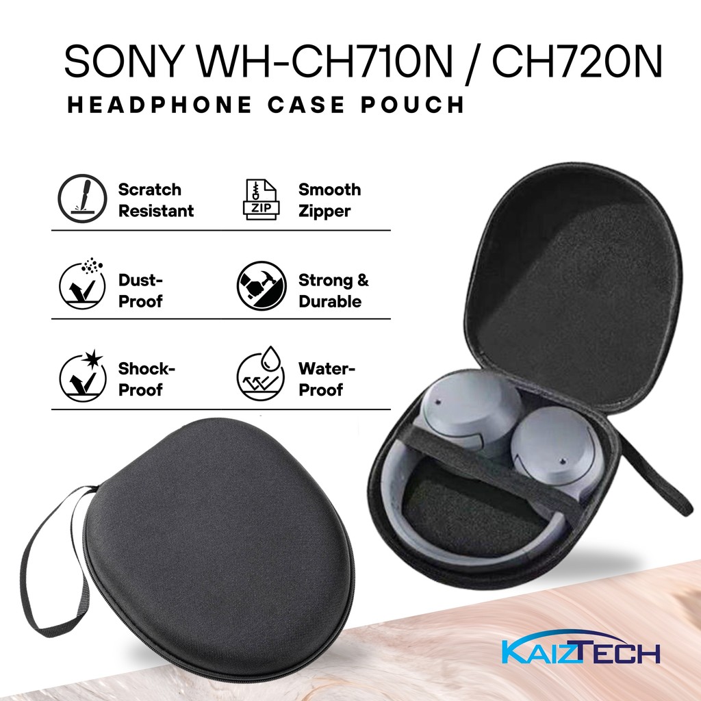 SONY WH-CH710N / WH-CH720N Compatible Headphone Protective EVA Case ...
