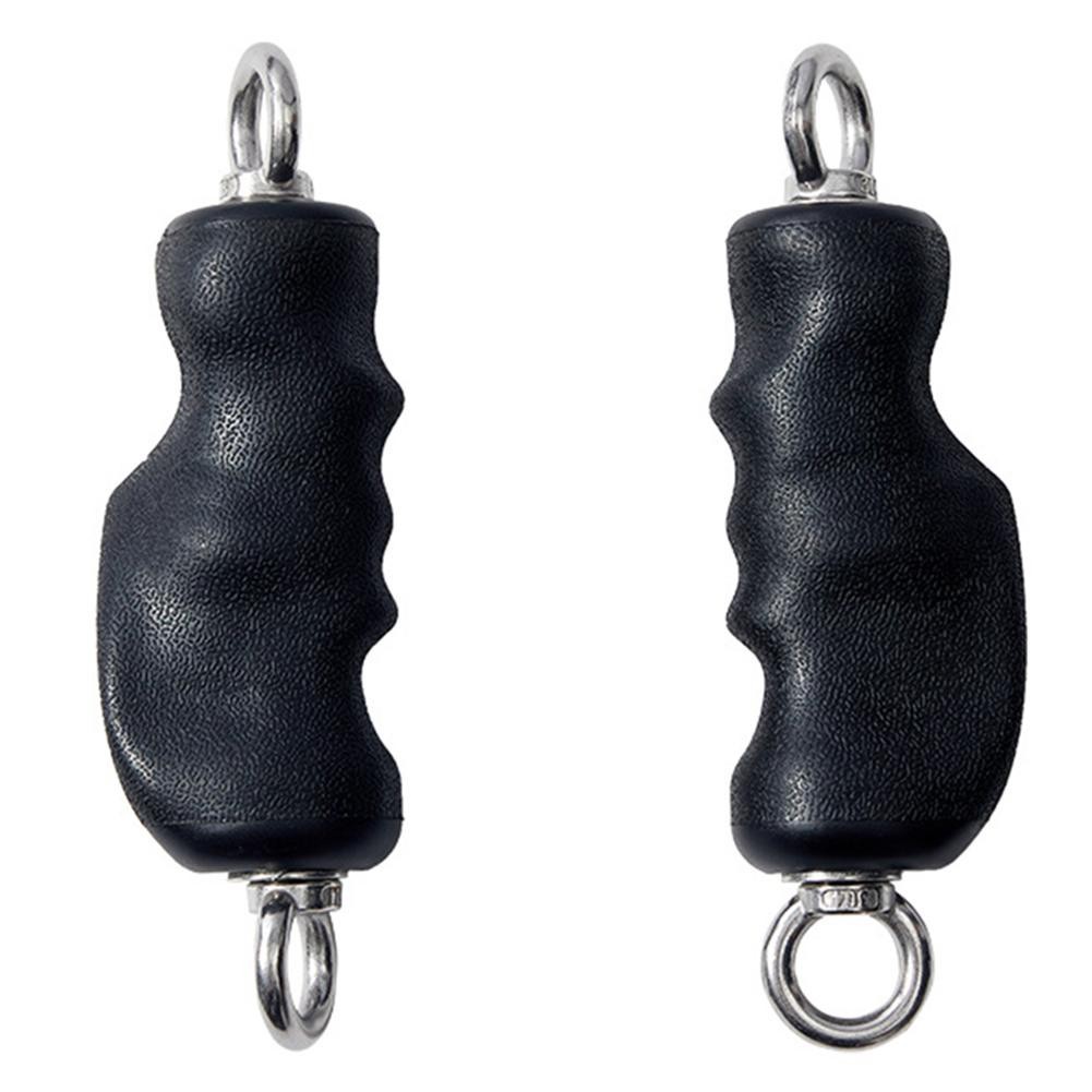[LUMY]A Pair Cable Machine Attachment Gym Handles Tricep Rope Pull Down ...