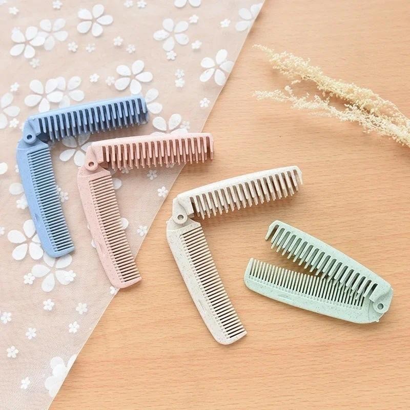 Wheat Straw Foldable Comb Travel Portable Anti-Static Massage Combs ...