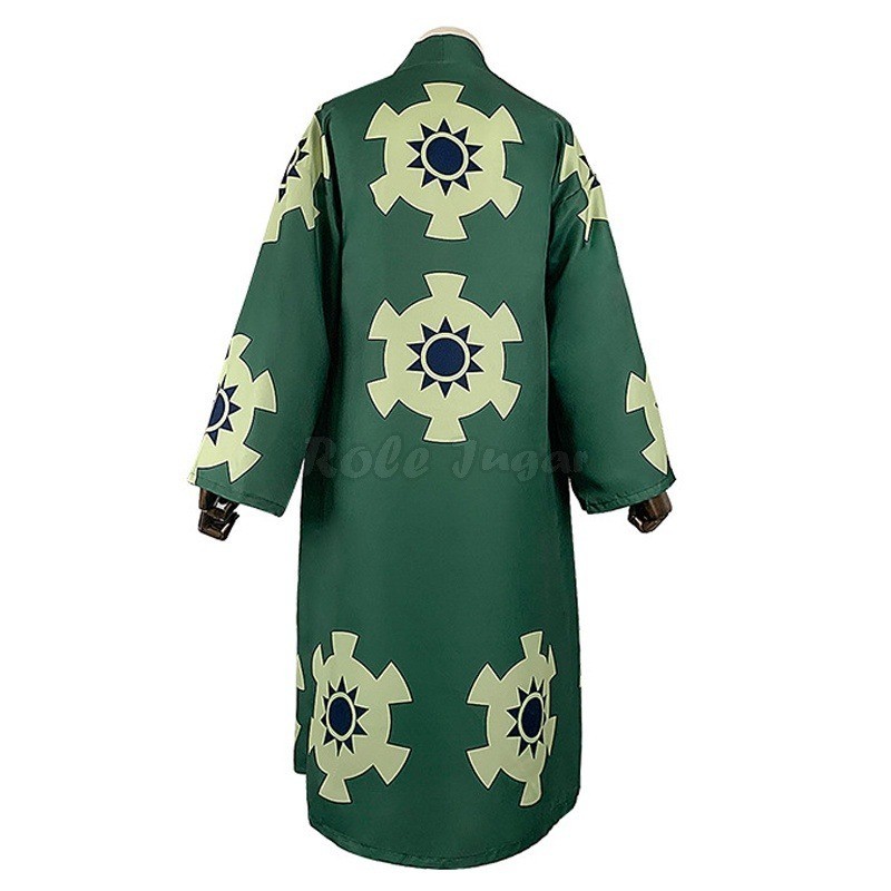 ZST Anime One Piece Roronoa Zoro Cosplay Costume One Piece Wano Kimono ...