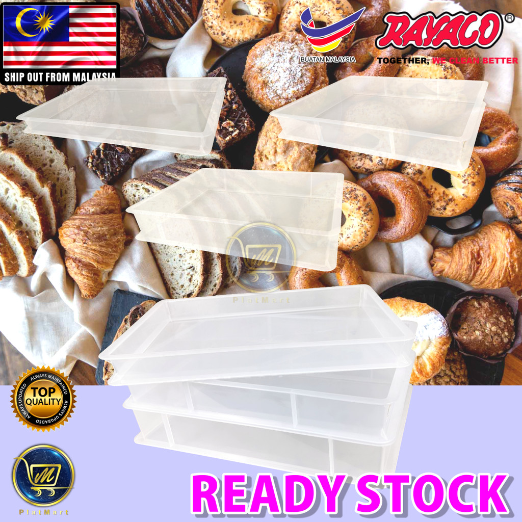 PlatMart - [READY STOCK] Bakery Tray Transparent Plastic Cake Tray ...