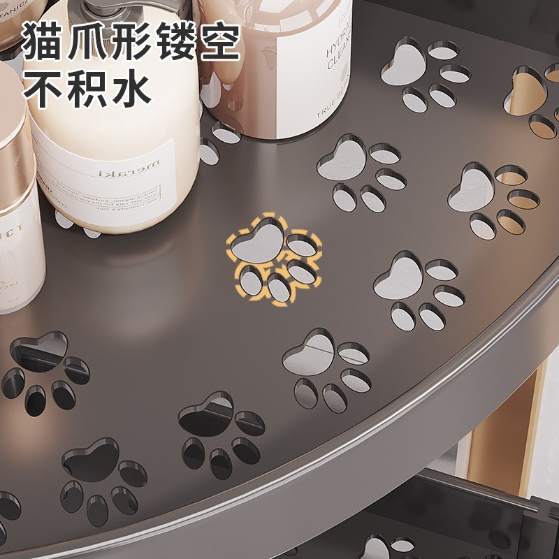 Wenbo Tri-Corner Rack Bathroom Bedroom Kitchen Triangular Corner Rack ...