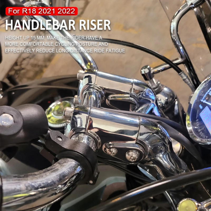 Handlebar Risers Handle Bar Mounting Lift Clamp Adapters For BMW R18 R ...