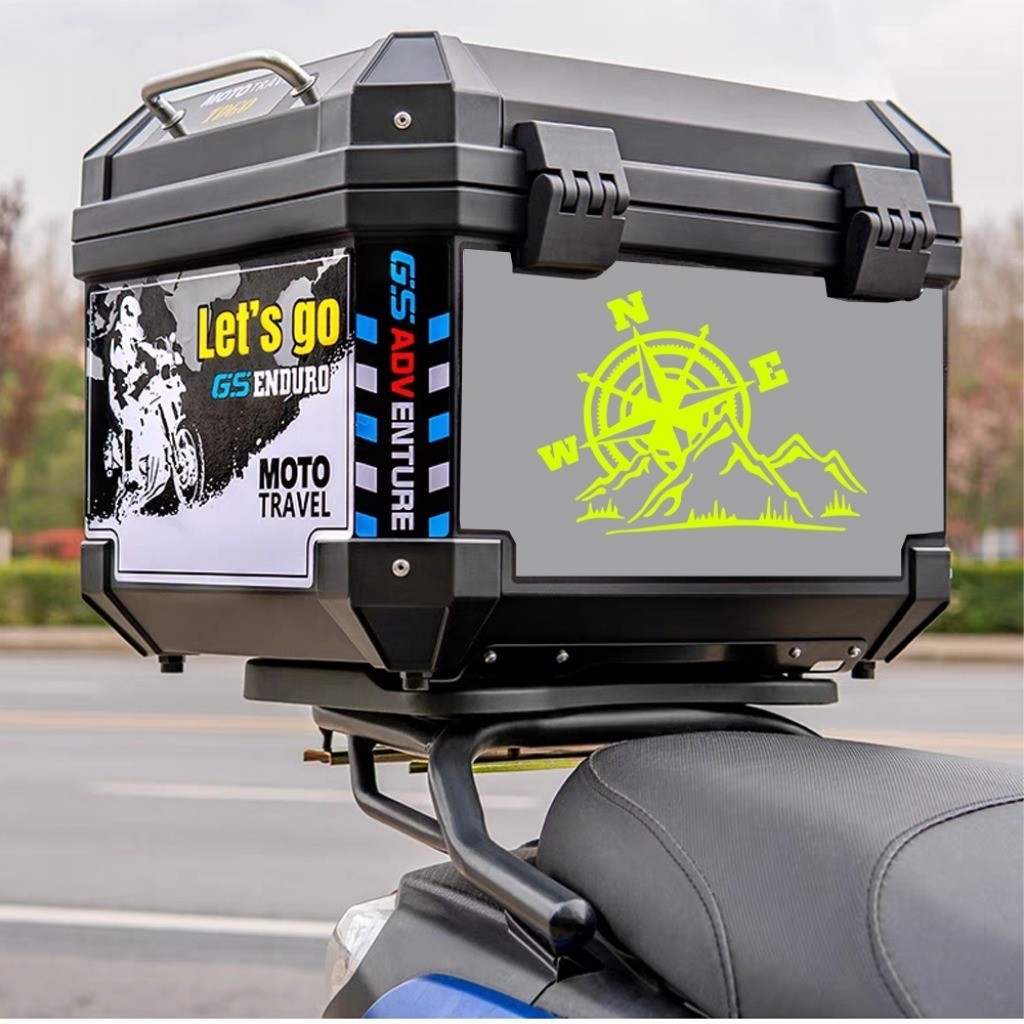 JDM Motorcycle Sticker Compass Offroad Mountain Adventure Jungle Car ...