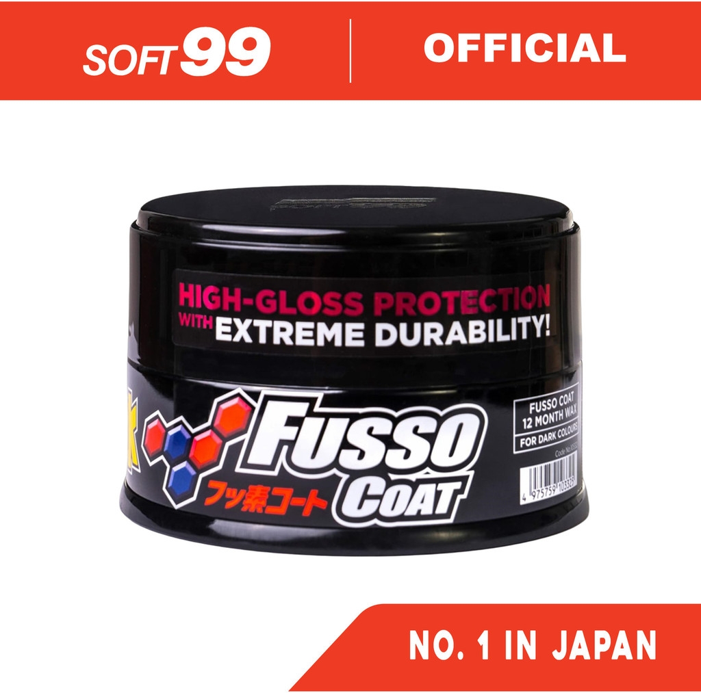 Soft 99 Fusso Coat EU 12 Months Wax Dark Color HardCar Wax 200g 10332 ...