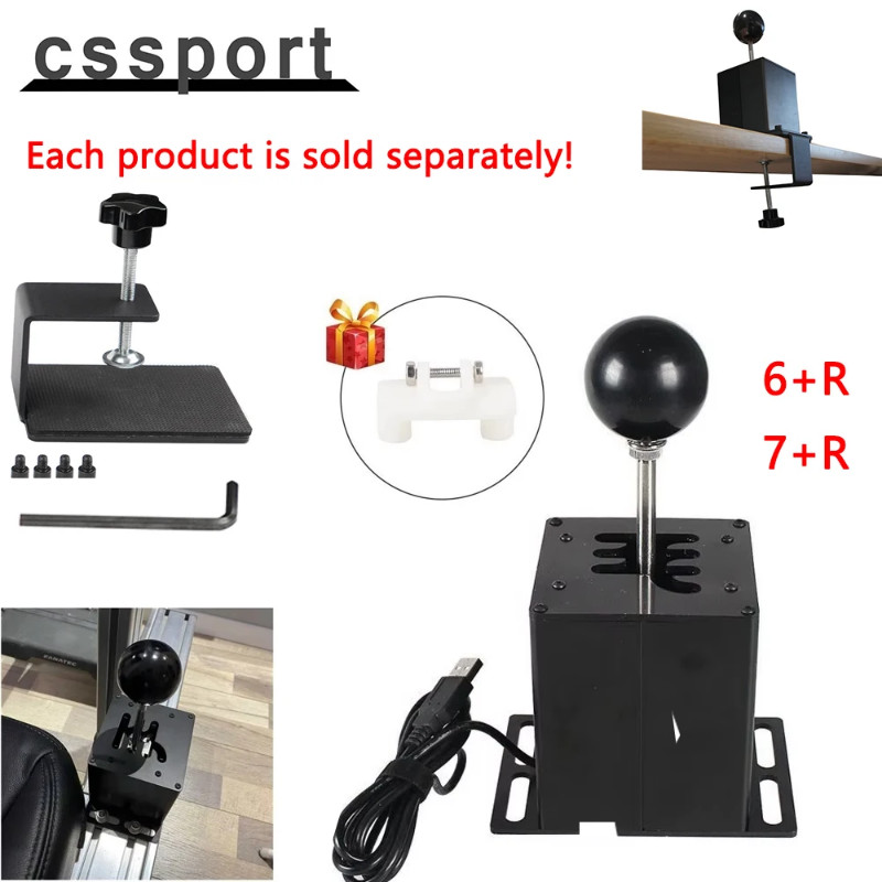 Racing Game H Gear Shifter/Fixture Clamp Mounting For Logitech G29/G25 ...